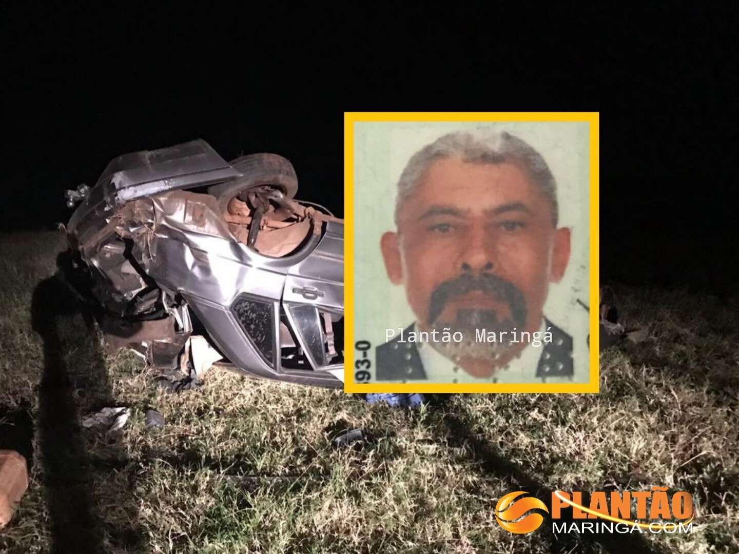 Homem morre em capotamento na PR-498, entre castelo branco e floraí - Plantão Maringá